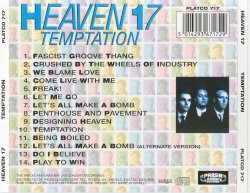 Heaven 17 Discography - LP details - Heaven 17 - Temptation